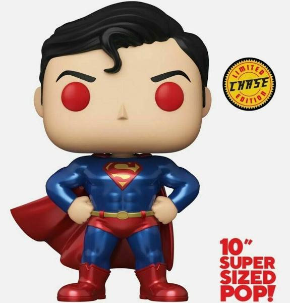 159.- POP! HEROES - Superman (10") (Metallic) "CHASE" – Gidora tienda